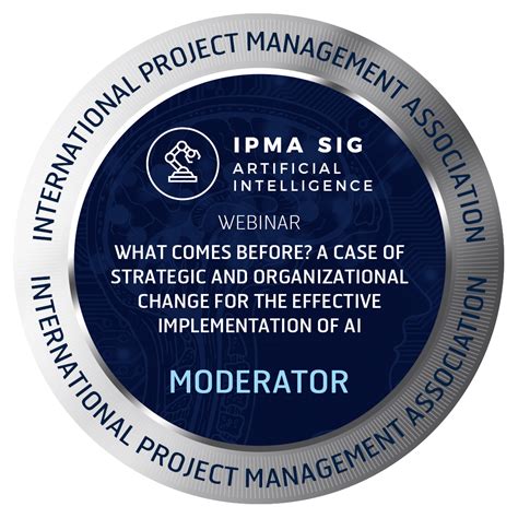 SIG Artificial Intelligence Webinar What Comes Before Moderator Credly