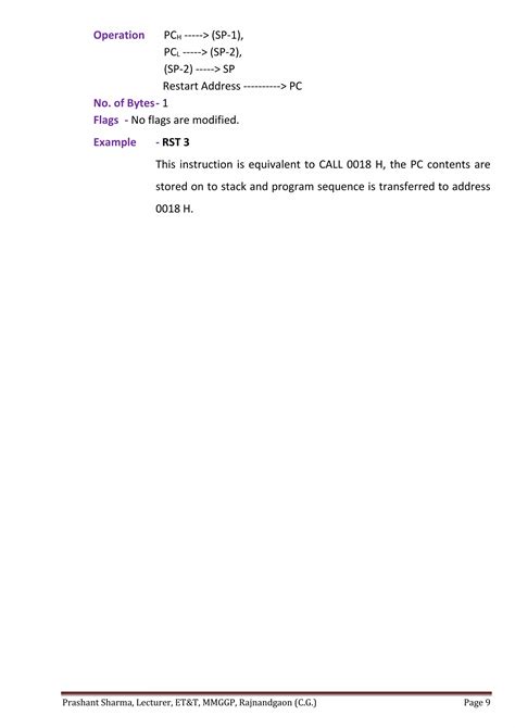 Branching Instruction Pdf