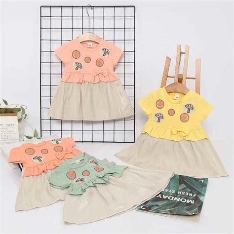 Jual Dress Twice Mushroom Import Shopee Indonesia