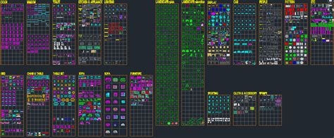 캐드종합소스모음1 Library Magnicad Cad Block Free Download