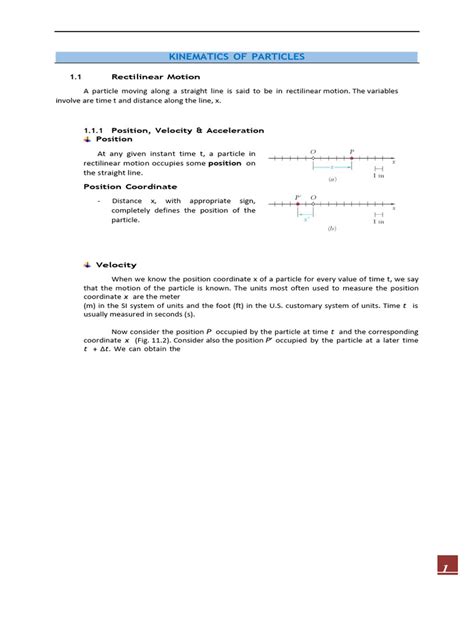 dynamics part 1 pdf acceleration velocity