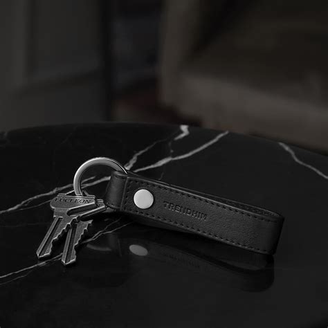 Black Leather Loop Keyring | In stock! | Trendhim