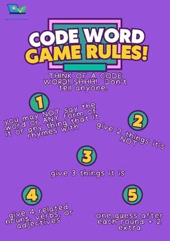 Code Word Game Word Work Centers Homeschool Vocabulary Game