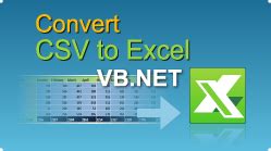Easyxls Blog Archive Convert Csv To Excel File In Vb Net