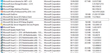 Unable To Uninstall Sql Server 2019 0x80070002 Microsoft Qanda