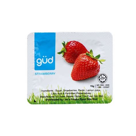 Gud Single Serving Strawberry Jam 8pcs X 15g Shopee Malaysia