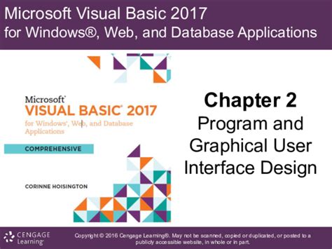 Pdf Microsoft Visual Basic 2017 For Windows® Web And Database
