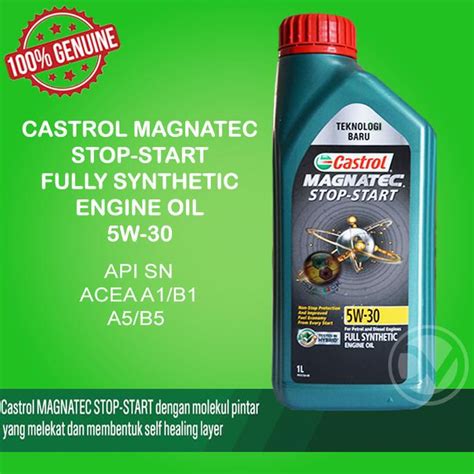 Jual Castrol Magnatec Stop Start 5w 30 1l Oli Mesin Full Synthetic