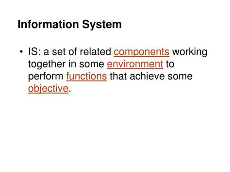 PPT Information System PowerPoint Presentation Free Download ID 6571299