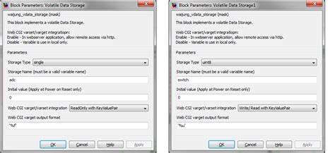 Waijung Blockset Waijung Webpage Designer W2d W2d Model Setting Up