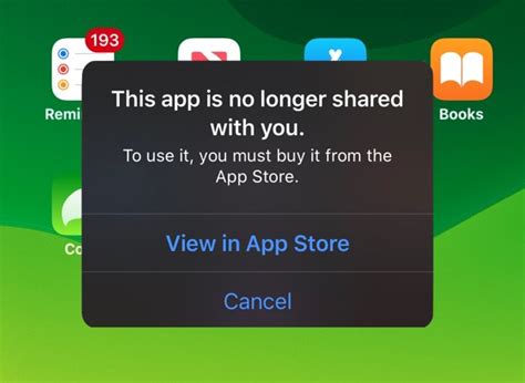How To Fix This App Is No Longer Shared With You Error On IPhone IPad