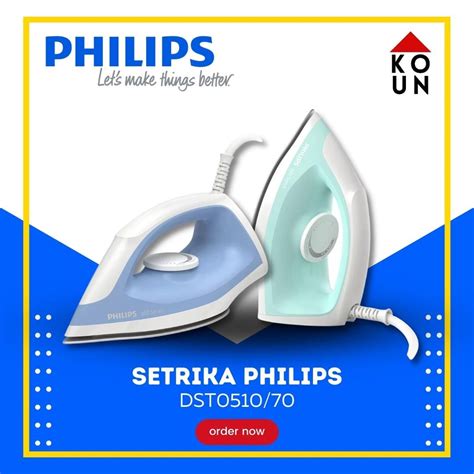 Jual COD READY SETRIKA BAJU PHILIPS DST DST DST DST WATT IRON