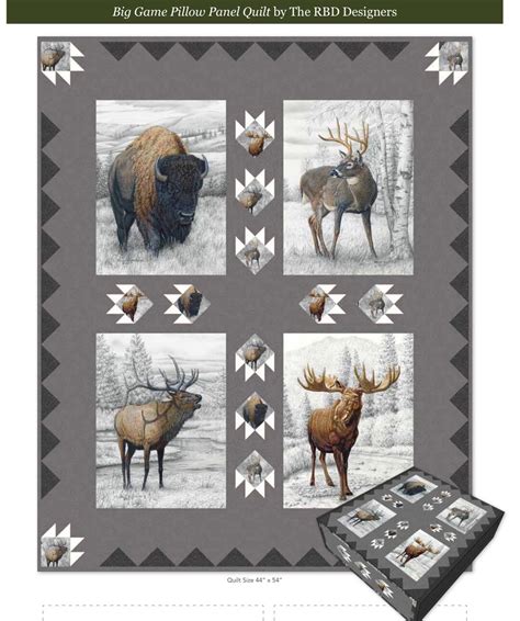 Big Game Boxed Quilt Kit Riley Blake Designs Keepsake T Etsy
