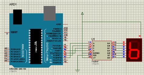 Simulasi Isis Proteus Arduino Seven Segment Display Daily Life Of