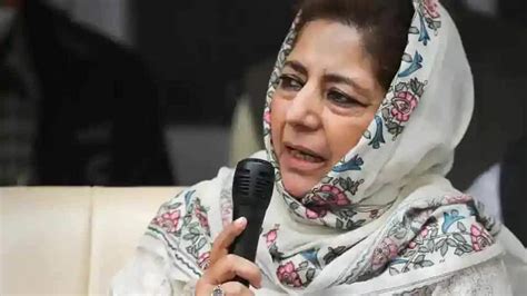Ed Summons Former Jammu And Kashmir Chief Minister Mehbooba Mufti In