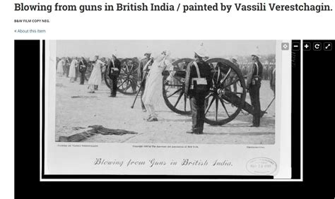 1 Fake The Wire Historian Iamrana Posts A Picture Of A Man Tied To A British Cannon And Claims