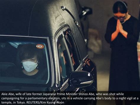 Ppt Mourners Throng Shinzo Abes Wake Powerpoint Presentation Free