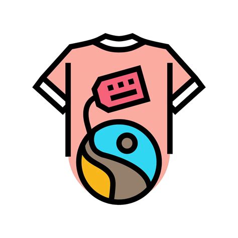 Fair Trade Clothing Sustainable Fashion Color Icon Illustration 45646044 Vector Art At Vecteezy