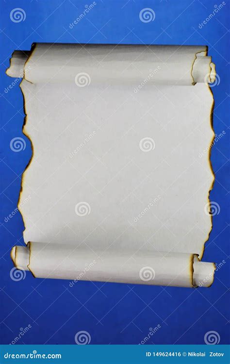Ancient Texture Of Old Paper Scroll Background For Writing Creativity