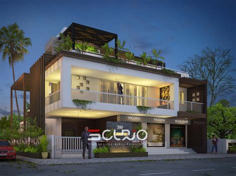 Architecture Visualization 3d Front Elevation Service In Nashik