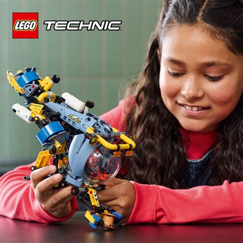 Lego Technic 42201 Deep Sea Research Submarine 413 Pieces Shopee
