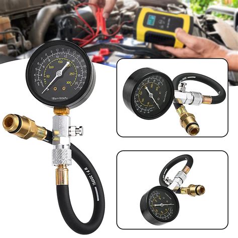 Engine Compression Tester Motorcycle Engine Pressure Testing Device For