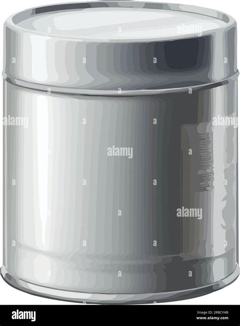 Shiny Steel Cylinder Container Stock Vector Image And Art Alamy
