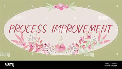 Text Caption Presenting Process Improvement Word Written On Optimization Meet New Quotas