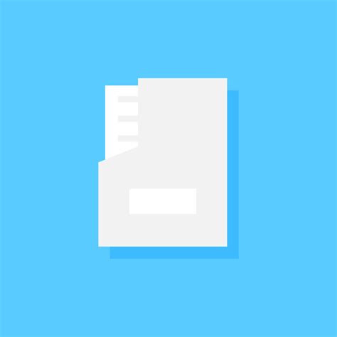 Document Paper In Folder Flat Icon Vector And Illustration 12147236