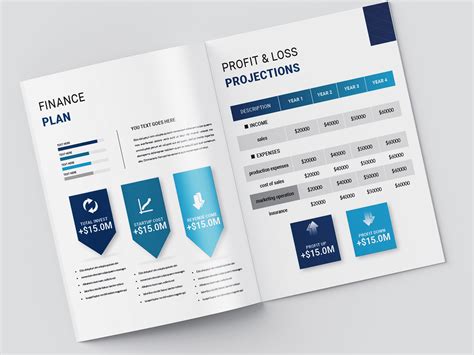Business Plan Broucher Template Design Behance