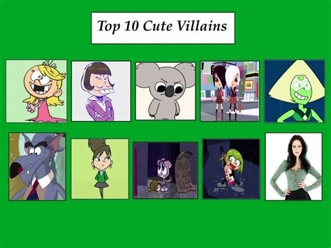 My Top 10 Cute Villains By Toongirl18 On Deviantart