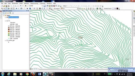Generar Curvas De Nivel En Arcgis Youtube