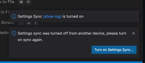 Is Settings Sync On Or Off Issue Microsoft Vscode GitHub