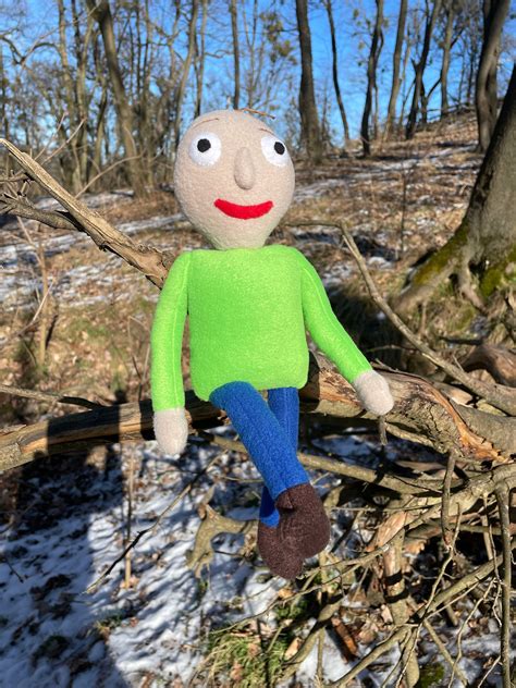 Baldi Basics Plush Toy Baldi Handmade Soft Toy Teacher Baldi Unofficial Etsy