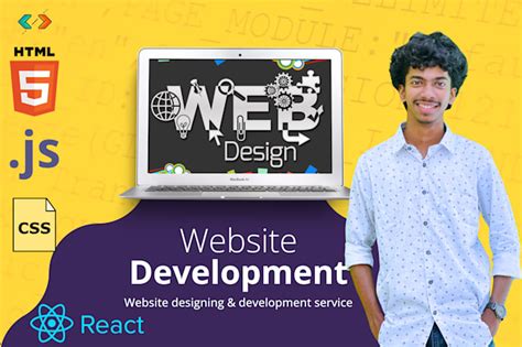 Develop Modern Front End Web Apps With React Html Css And Js By Joelnithush Fiverr