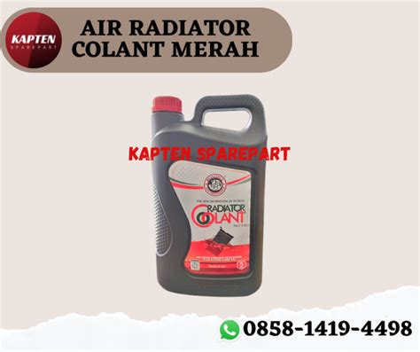 Air Radiator Radiator Coolant Megacools Galon 5 Liter Merah