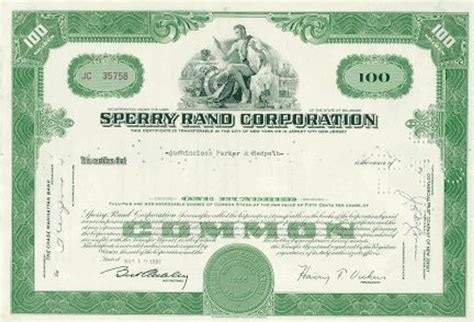 Sperry Rand Corporation Univac Computer Maker Became Unisys