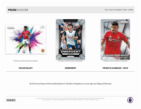 2024 25 Panini Prizm Premier League Soccer Hobby Box Haaland Ssp
