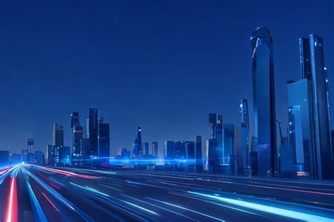 Premium Ai Image 3d Rendering Of Warp Speed In Hyper Loop With Blur