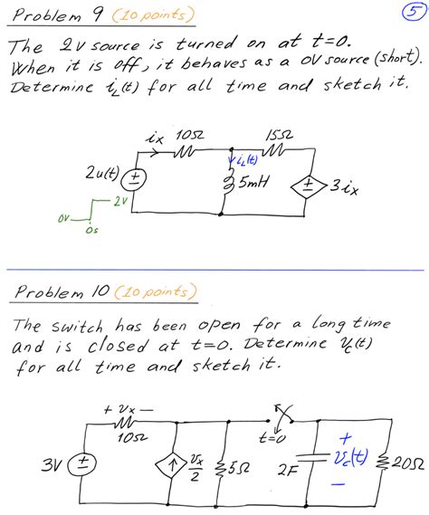 Solved Problem Q Points The Au Source Is Turned On At Chegg Com