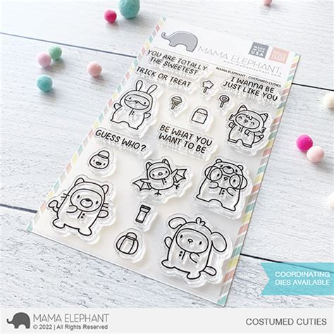 Mama Elephant Clear Stamps Creative Die Cuts Pigment Ink Pads