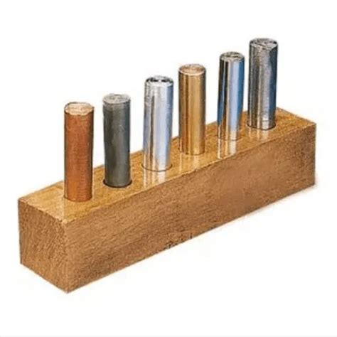 Cylinders Set Metal Oak Scientifics