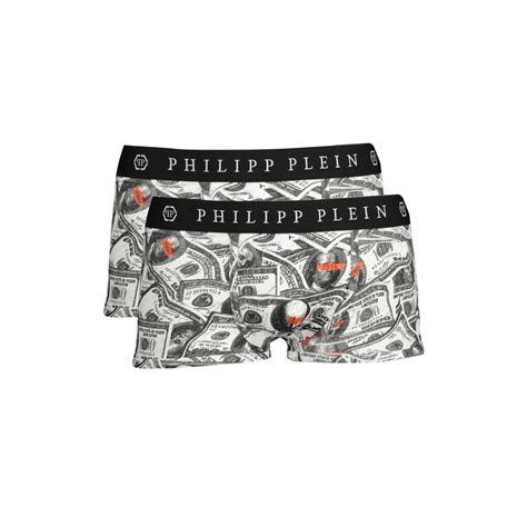 PHILIPP PLEIN UNDERWEAR Мъжки боксерки цвят черен - OneMoreTrend