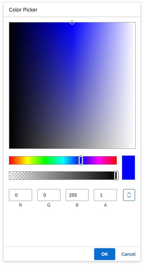 Color Picker Popover Sap Fiori For Web Design Guidelines