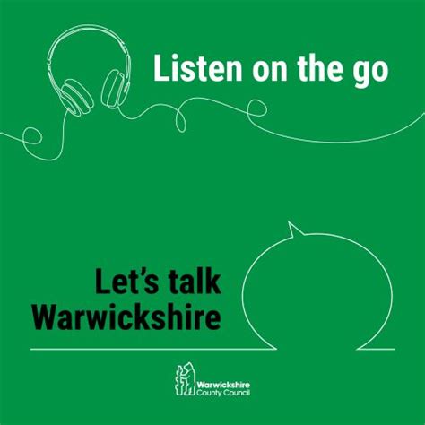Lets Talk Volunteering New Podcast Episode Available Warwickshire