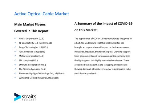 Ppt Active Opticle Cable Market Size Powerpoint Presentation Free