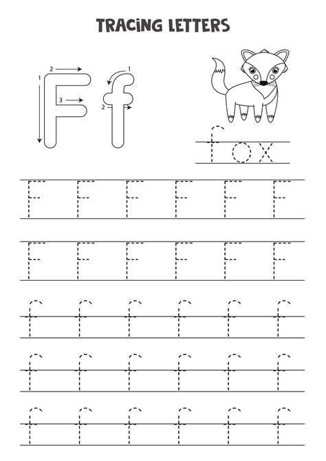 Download Trace Letters Of English Alphabet F For Free
