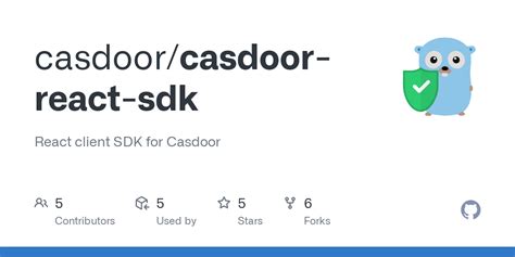 Github Casdoor Casdoor React Sdk React Client Sdk For Casdoor