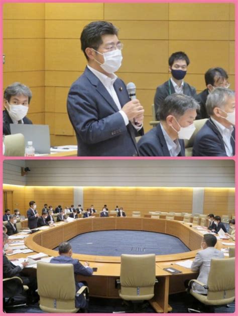 公明党経済産業部会でご挨拶：8月25日、経済産業大臣政務官として、公明党・経済産業部会において、ご挨拶、来年度の予算・税制改正等について説明