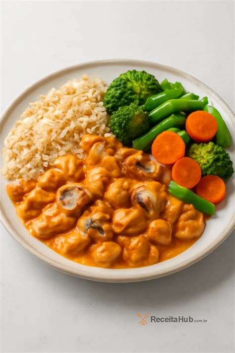 Strogonoff De Frango Com Cogumelos Receitahub